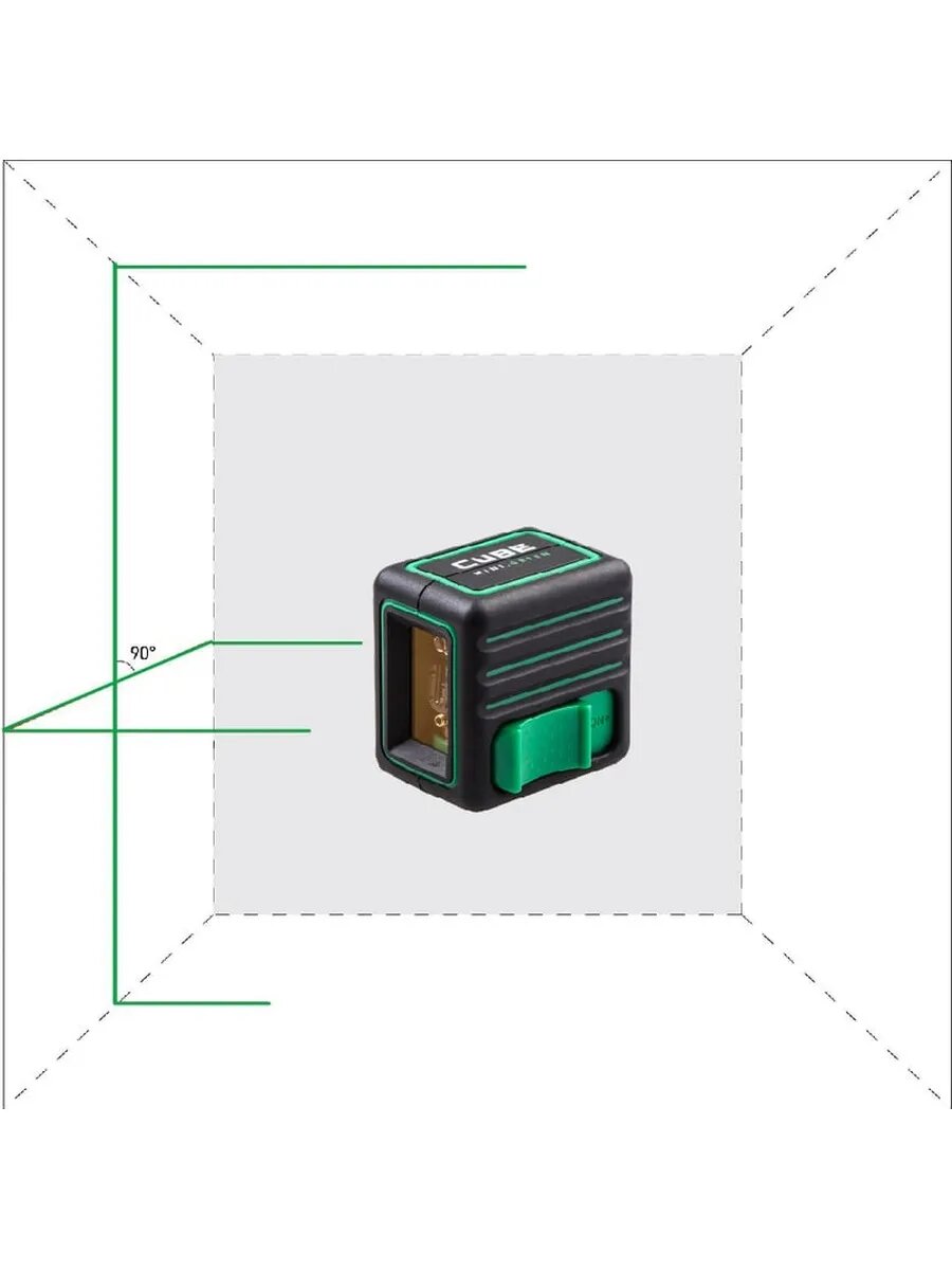 Лазерный уровень Cube MINI Green Basic Edition А00496 2 луча — фото 1