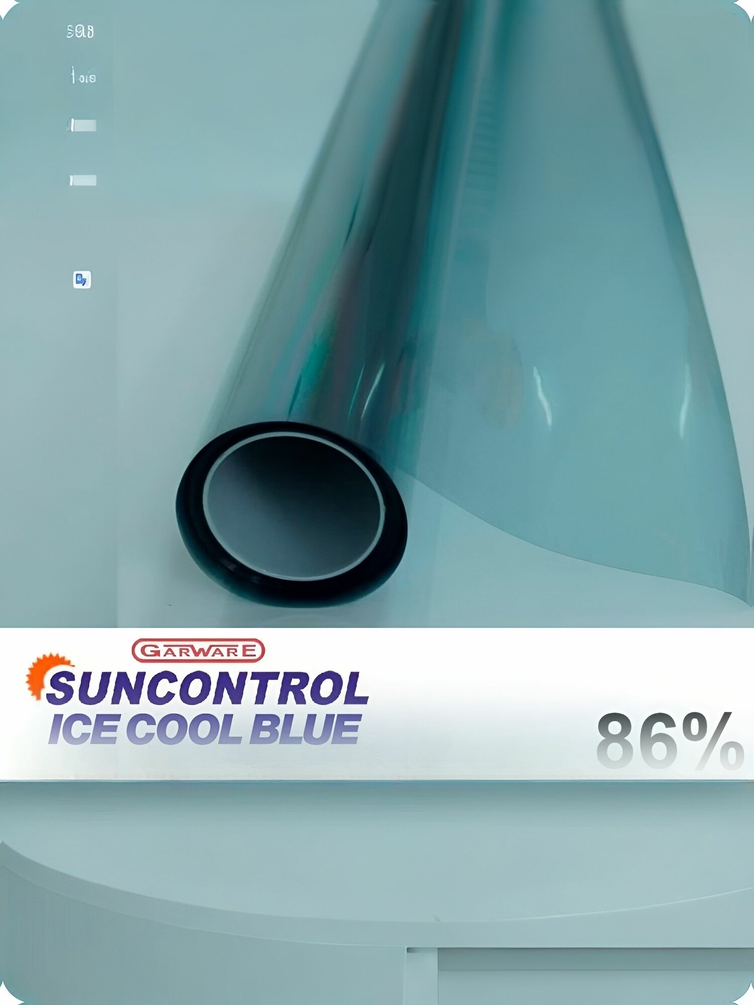 Атермальная тонировка SunControl ICE COOL Blue 86% голубой 1.5m*1.5m
