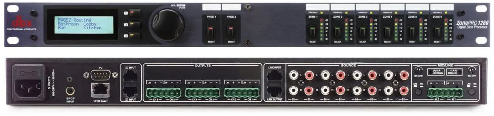 Процессор аудио DBX ZONEPRO 1260