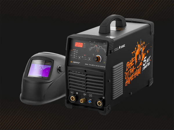 Сварочный аппарат Риал Тиг 200 P AC/DC (E201B) Black