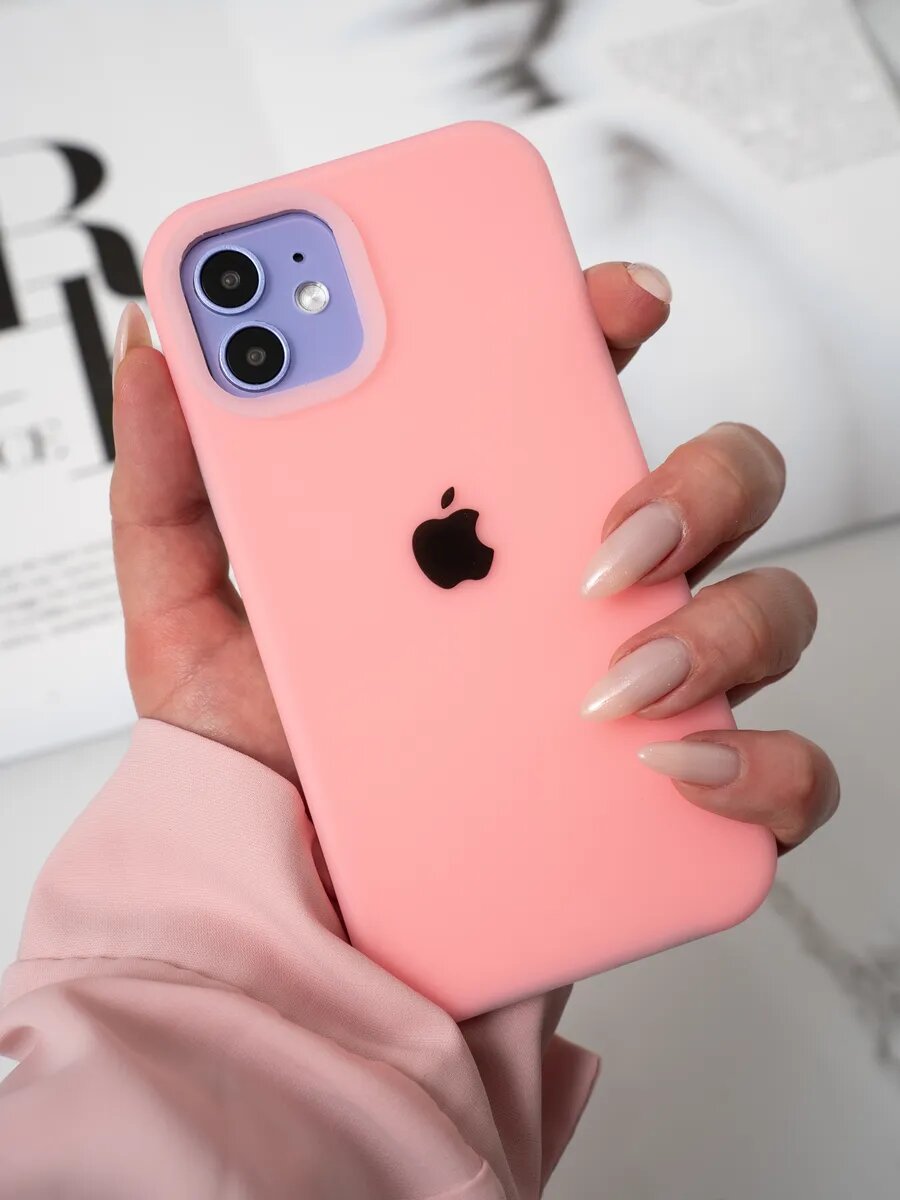 Чехол О'кейси, для iPhone 12, защита камеры, накладка, розовый