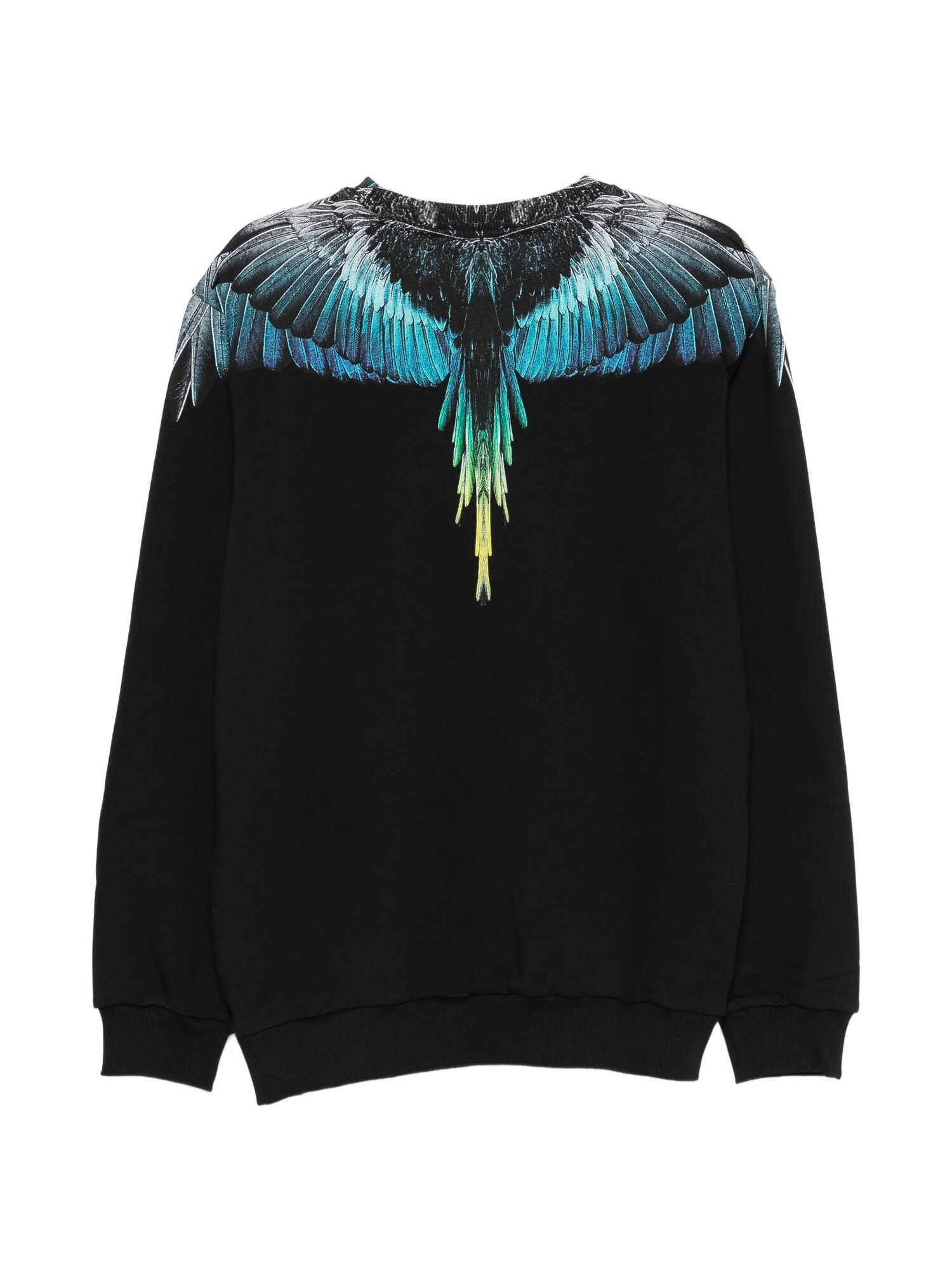 Свитер MARCELO BURLON Wings-print sweater, размер 50, , черный — фото 1