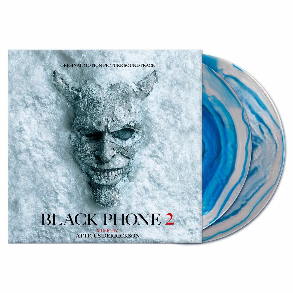 Виниловая пластинка Atticus Derrickson - The Black Phone 2 /> Vinyl, LP, Album, Stereo, Ice Blue & Snow, 180 Gram