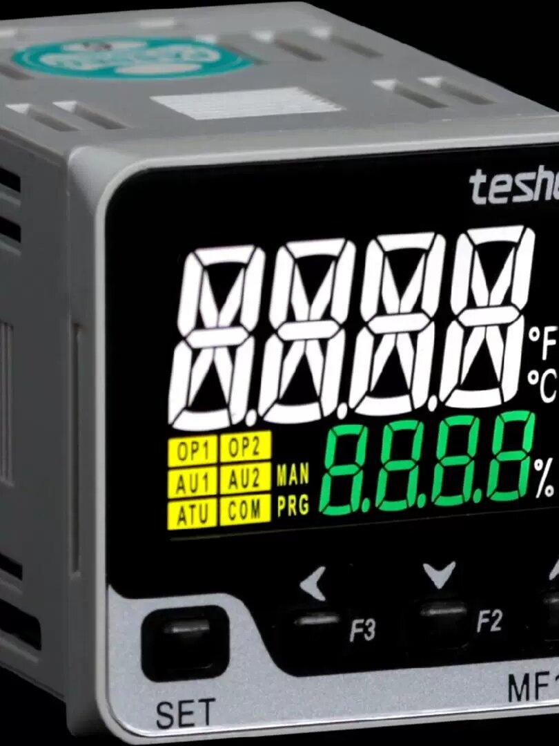TESHOW Умный ЖК Термостат MF108-802 для Энергоэффективного Отопления Дома - Черный с Золотым Оттенком