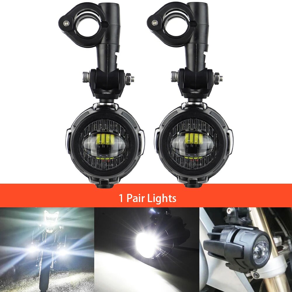 Мото фары LED 40W 6000K Light, 1 пара