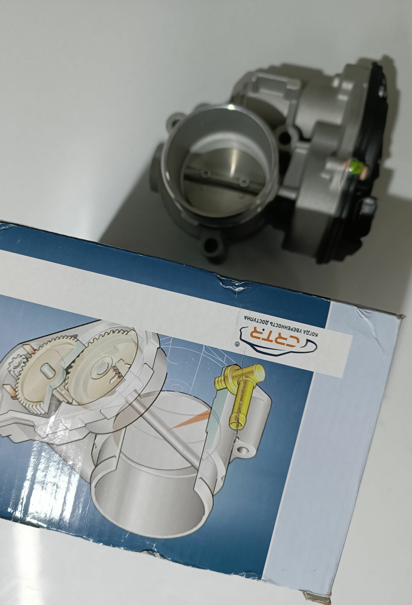 Дроссельный патрубок (Дроссель) Cartronic для двигателя 21127 - CARTRONIC арт. CRTR0122408