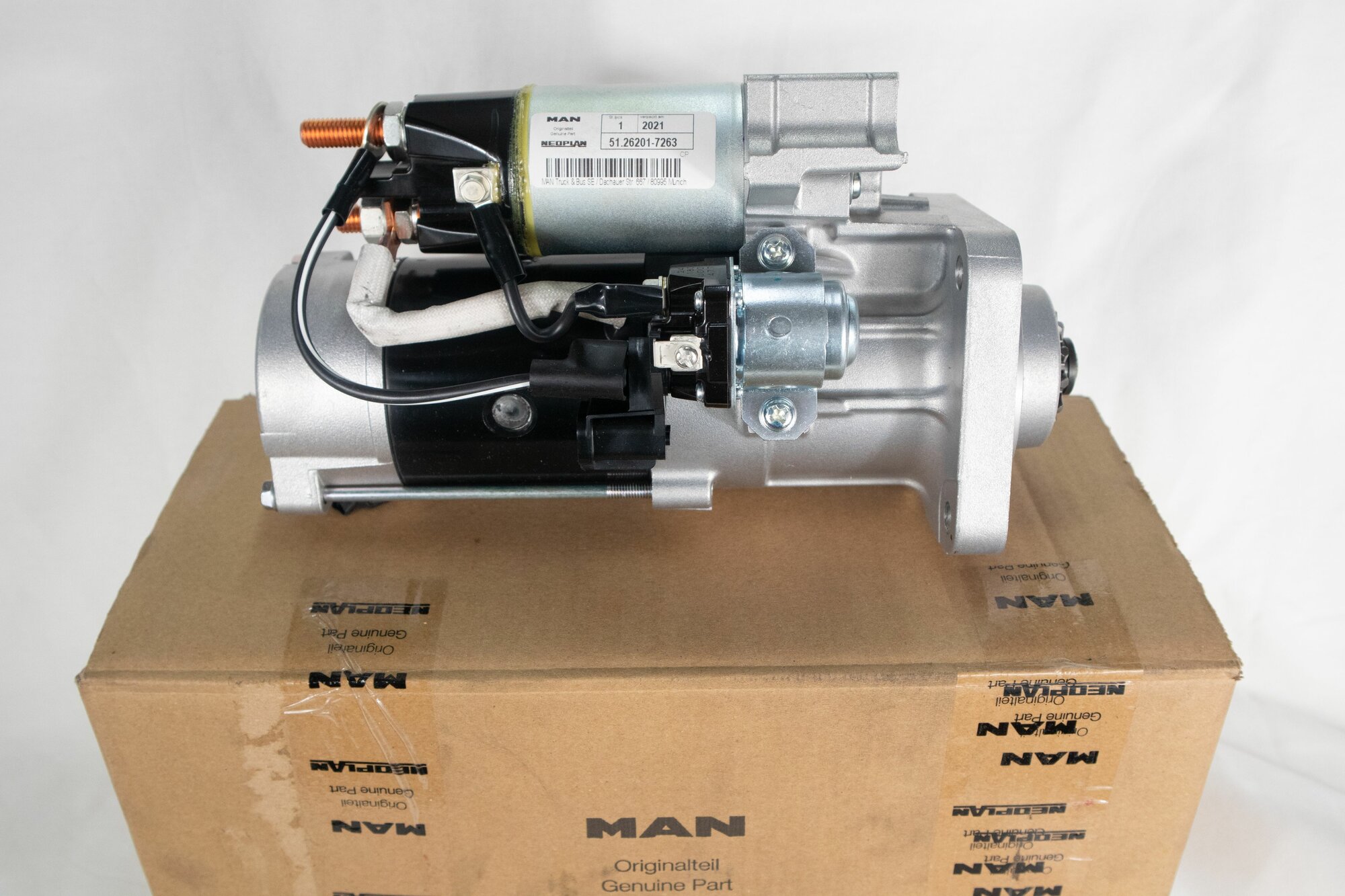 Стартер MAN TGA, TGM, TGL D0834 - D0836 51.26201-7263