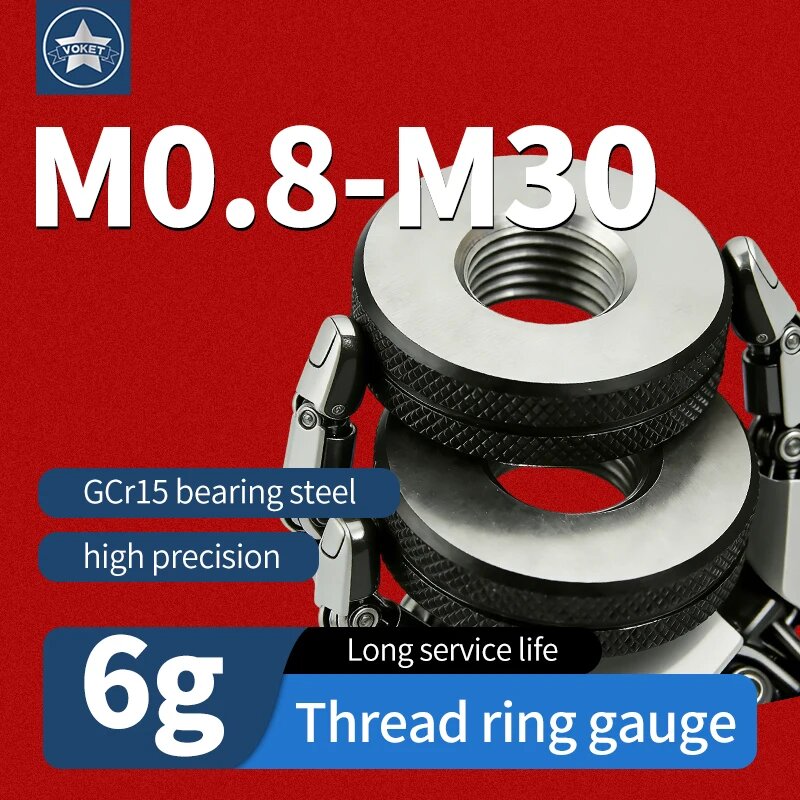 Калибры VOKET M0.8-M30, M22X2.5-6g T Z