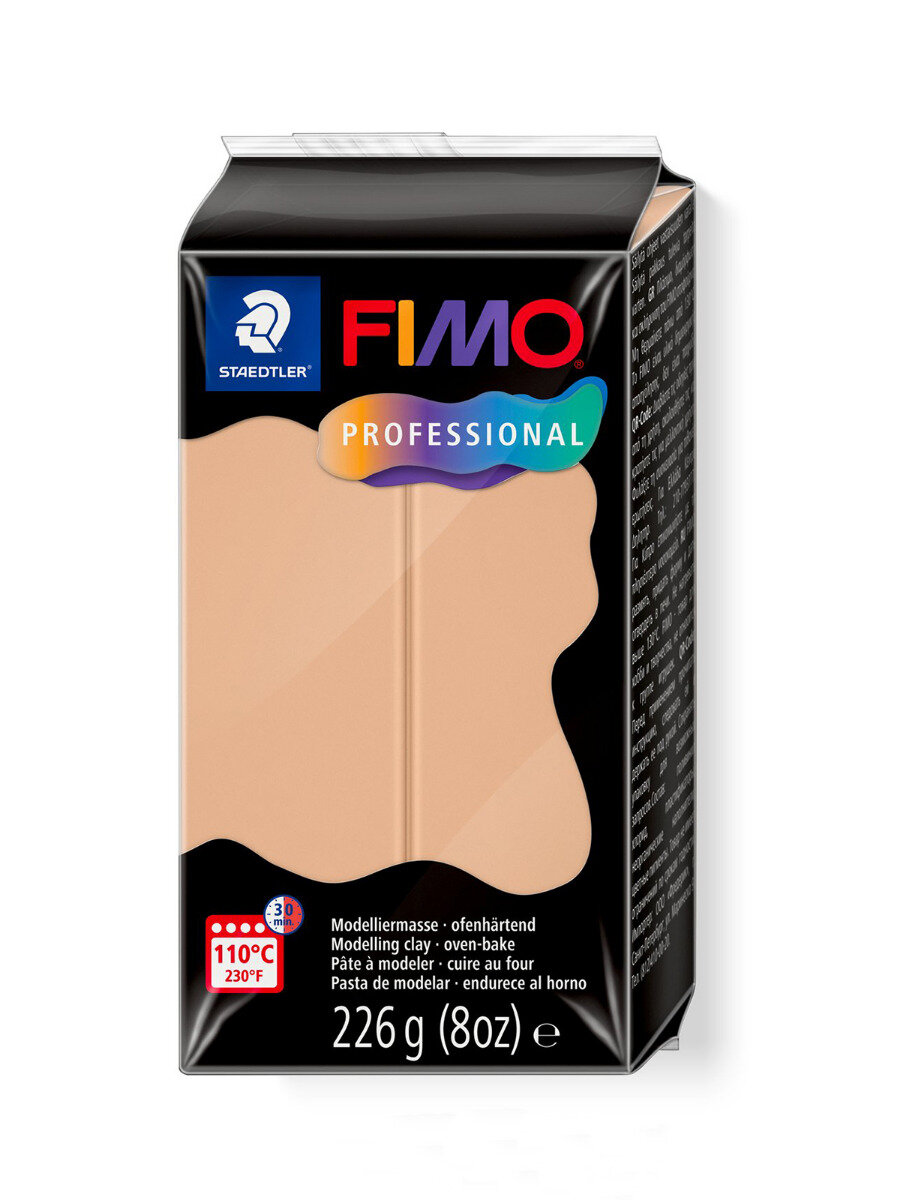 Полимерная глина Professional, 226 г, непрозрачный песочный, FIMO