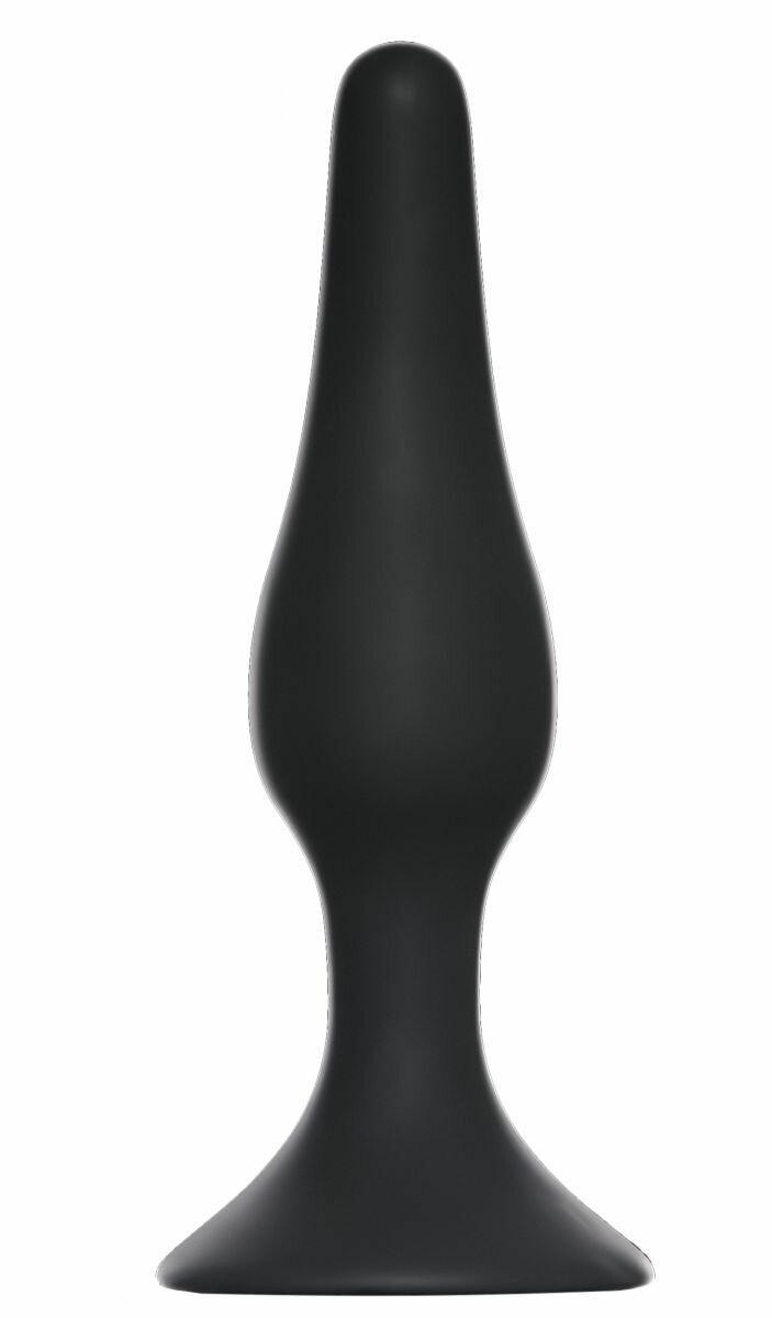 Анальная пробка Slim Anal Plug Medium - 11,5 см, Lola Games, черный