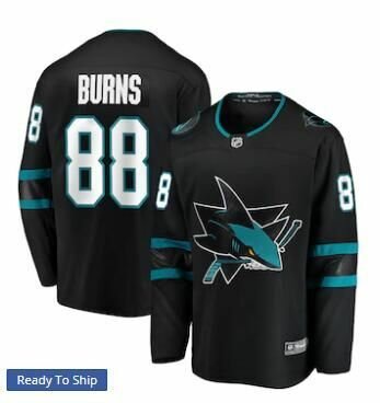 San Jose Sharks Brent Burns jersey хоккейный костюм хоккейная форма игровое джерси