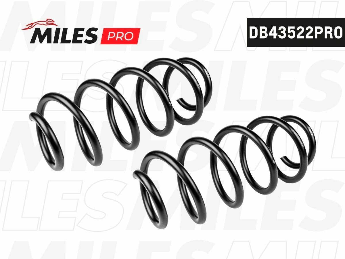 MILES Пружины передней подвески SKODA SUPERB II универсал (3T5) / VW PASSAT ALLTRACK B7 Variant (365). Комплект - 2 шт. DB43522PRO