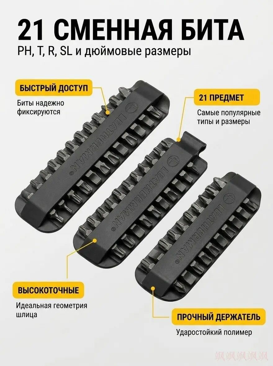 Leatherman набор БИТ BIT KIT (21шт) 931014