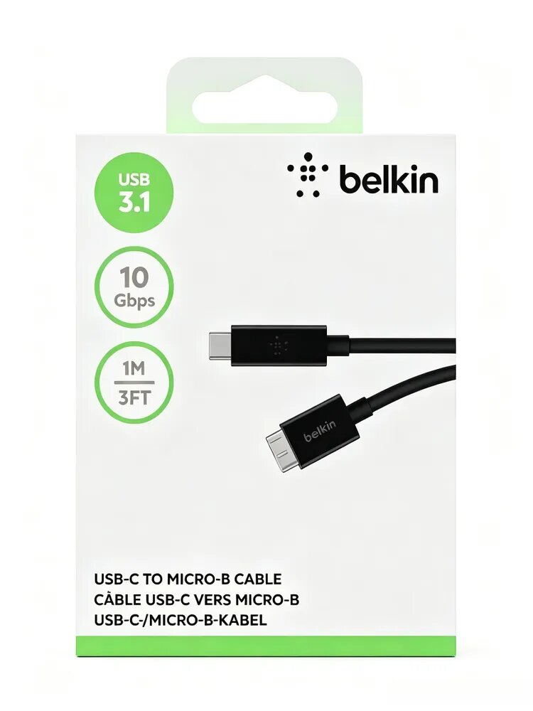 Belkin Кабель для мобильных устройств, 0.9 м, черный, хром