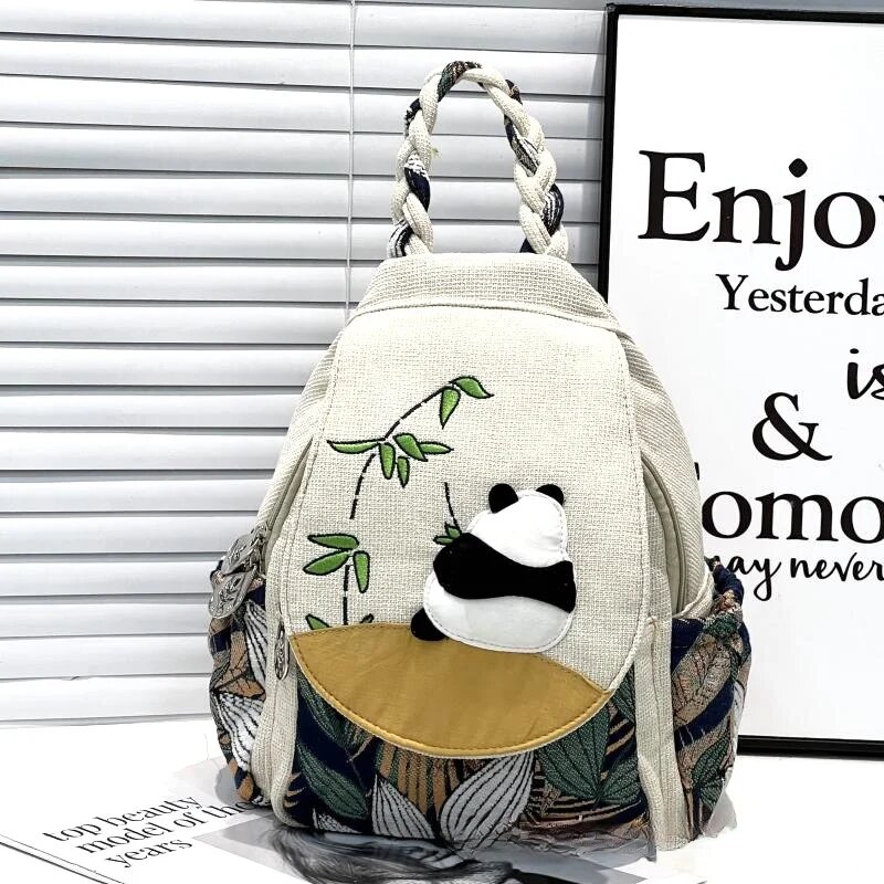 Роскошный женский дорожный рюкзак с 3D изображением тыквы, модный льняной Дамский ранец в красивом стиле для девушек 2