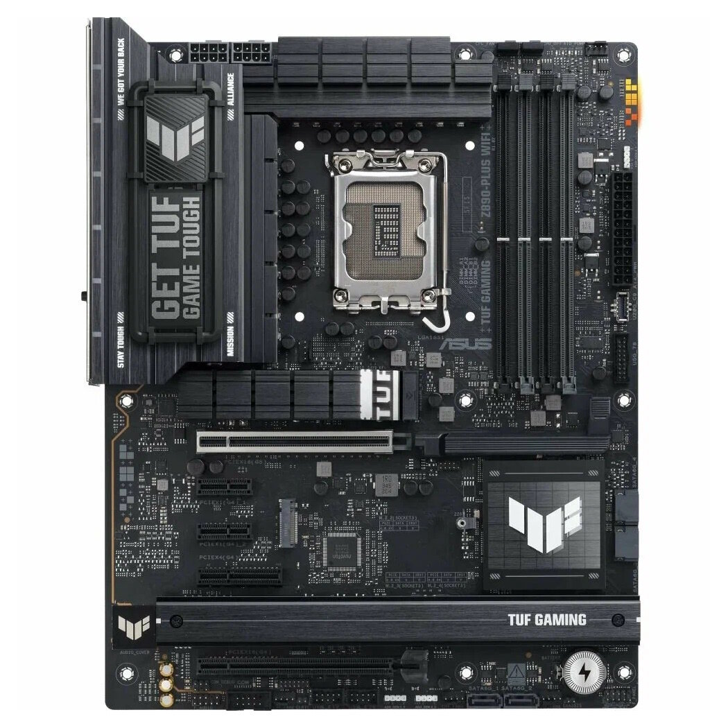 Материнская плата ASUS TUF GAMING Z890-PLUS WIFI, LGA1851, Intel Z890, ATX, RTL (90MB1IQ0-M0EAY0)