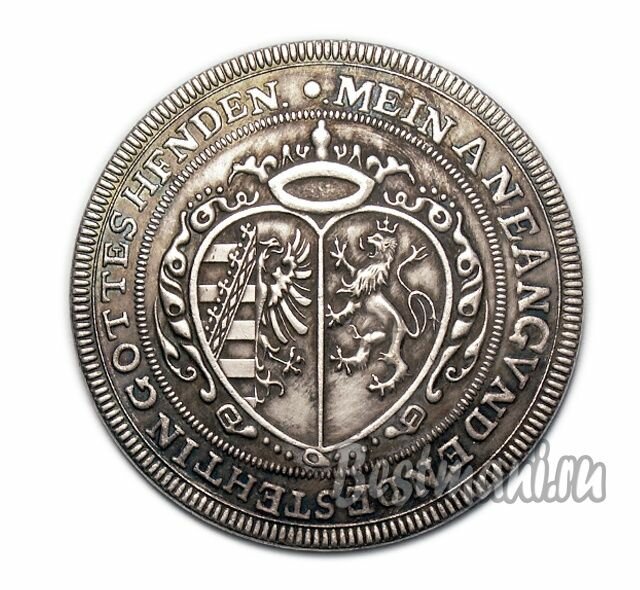 Памятная европейская медаль 1652 серебро сувенирная копия, ордена медали и награды