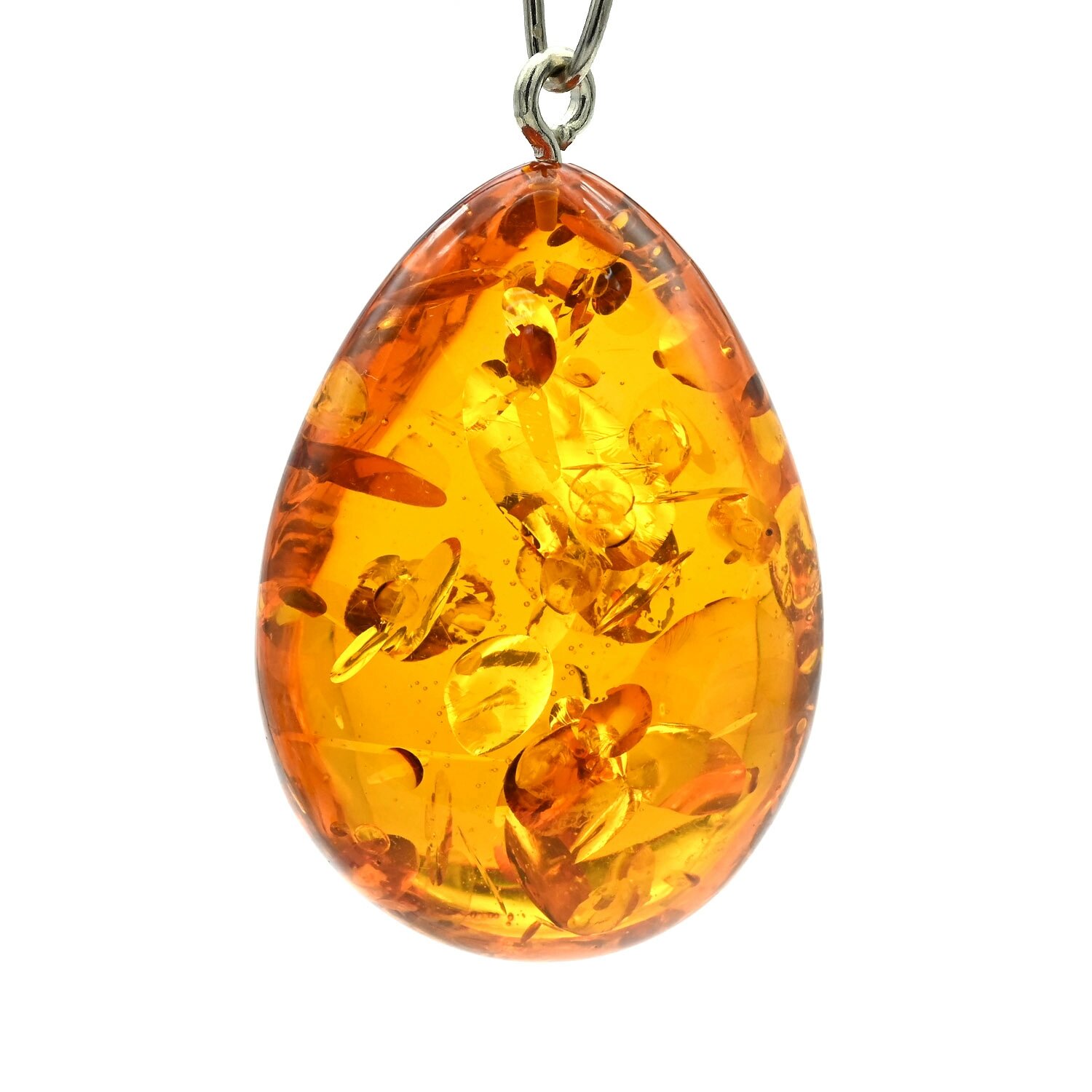 Подвеска, янтарь синтетический