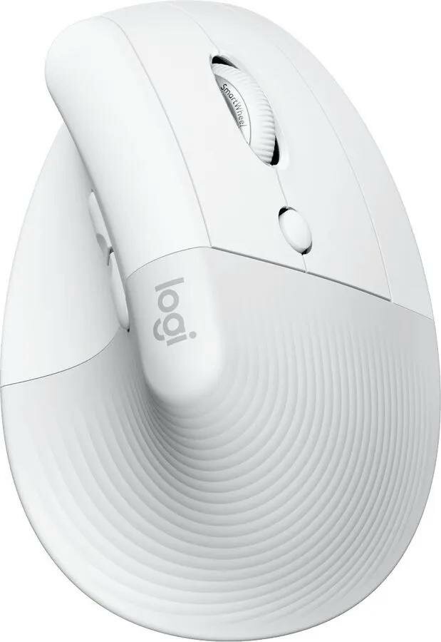 Беспроводная вертикальная мышь Logitech Lift White