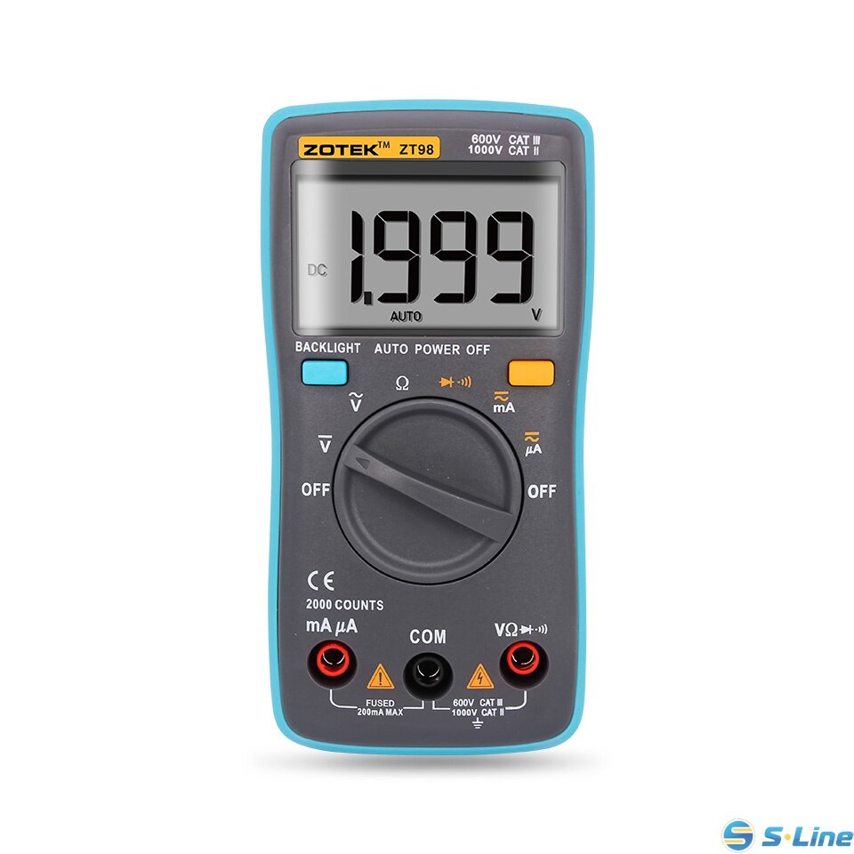 Цифровой Мультиметр ZOYI ZT98 автоматического выбора диапазонов