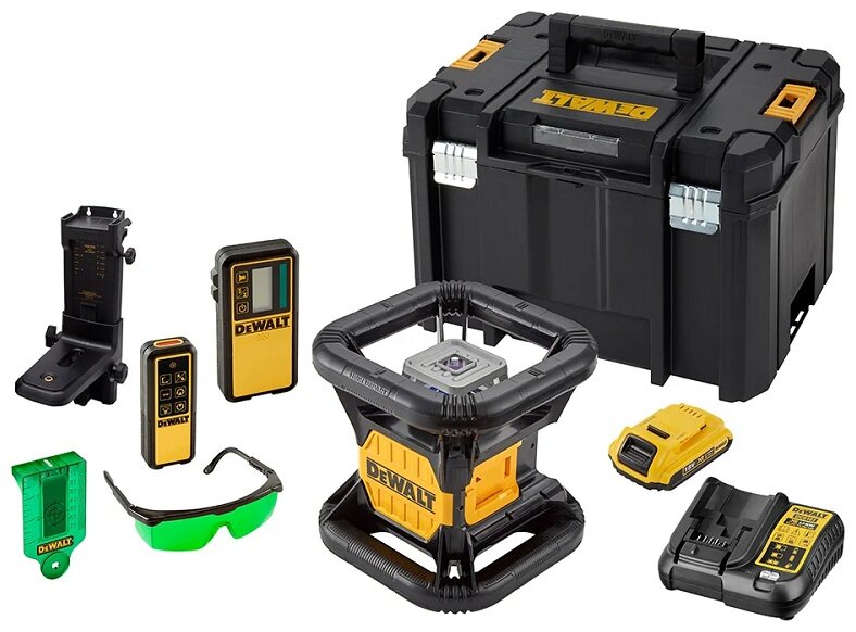 Лазерный уровень DeWALT DCE079D1G-QW, зелёный луч, 80м, точность 1,5мм/м