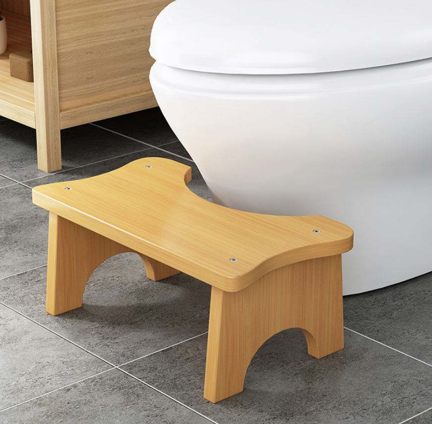 Подставка для ног из дерева MyPads, подходит для детей и взрослых, идеально для использования в ванной комнате, бежевая