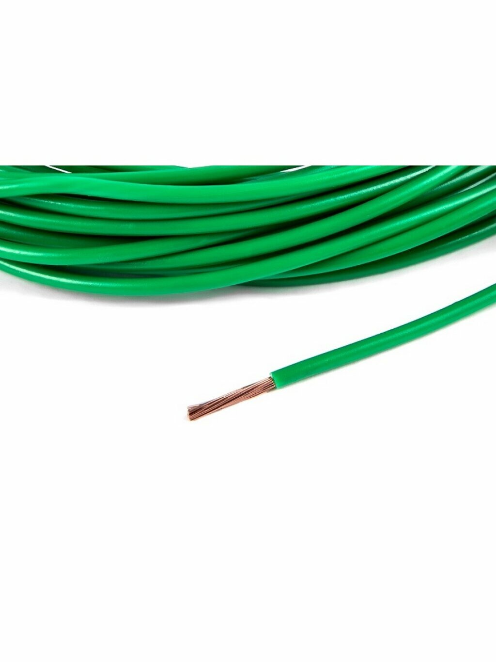 Провод зеленый пвам 1,0 кв. мм, 5м. б/упак "Cargen"