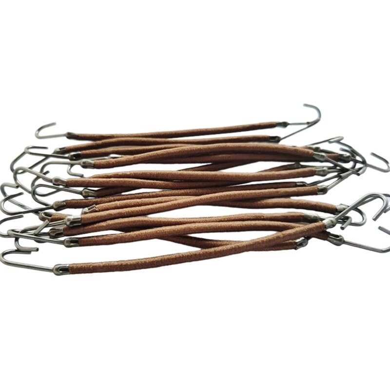 Резинки для волос с двойными крючками, 10 шт.