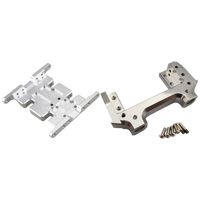 3 шт. Аксессуары для радиоуправляемых машин, 1 шт. Держатель для коробки передач и 2 шт. Металлическая балка для крепления сервопривода на переднем бампере