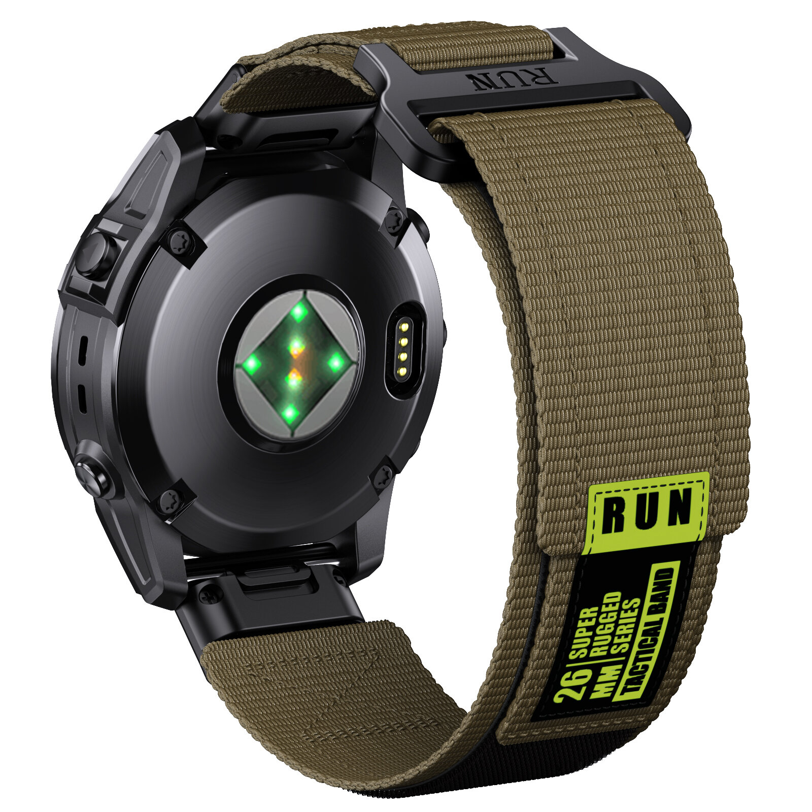 Ремень QuickFit 26 мм для Garmin Fenix 8 51 мм, Fenix 7X/6X Pro 5X, нейлоновые ремни для замены Epix Pro 51 мм, Enduro 2
