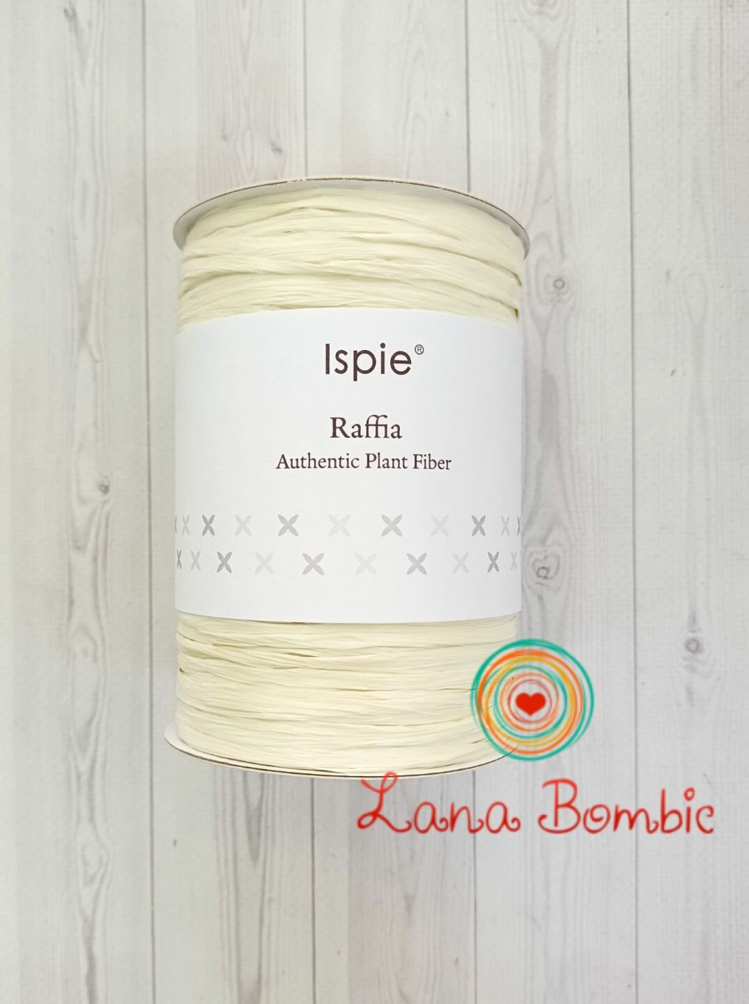 Рафия Ispie 105E Ваниль Vanilla