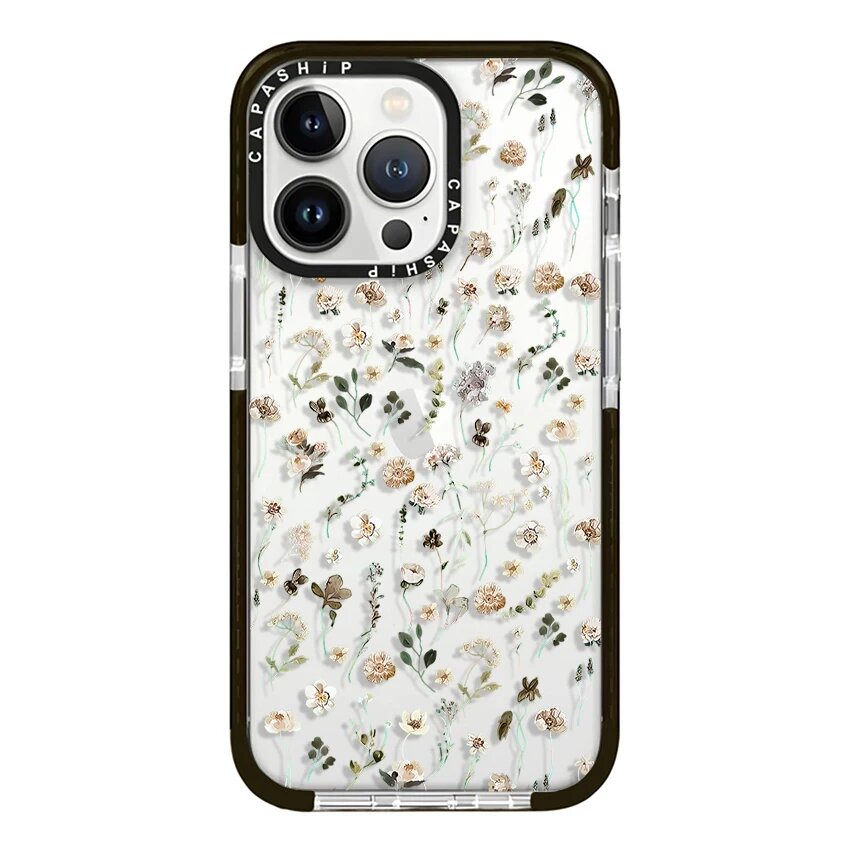 Small Fresh Flower Collection Case For iPhone 16 15 14 13 12 11 Pro X XS XR Max 7 8 Plus SE Soft TPU Shockproof Back Cover