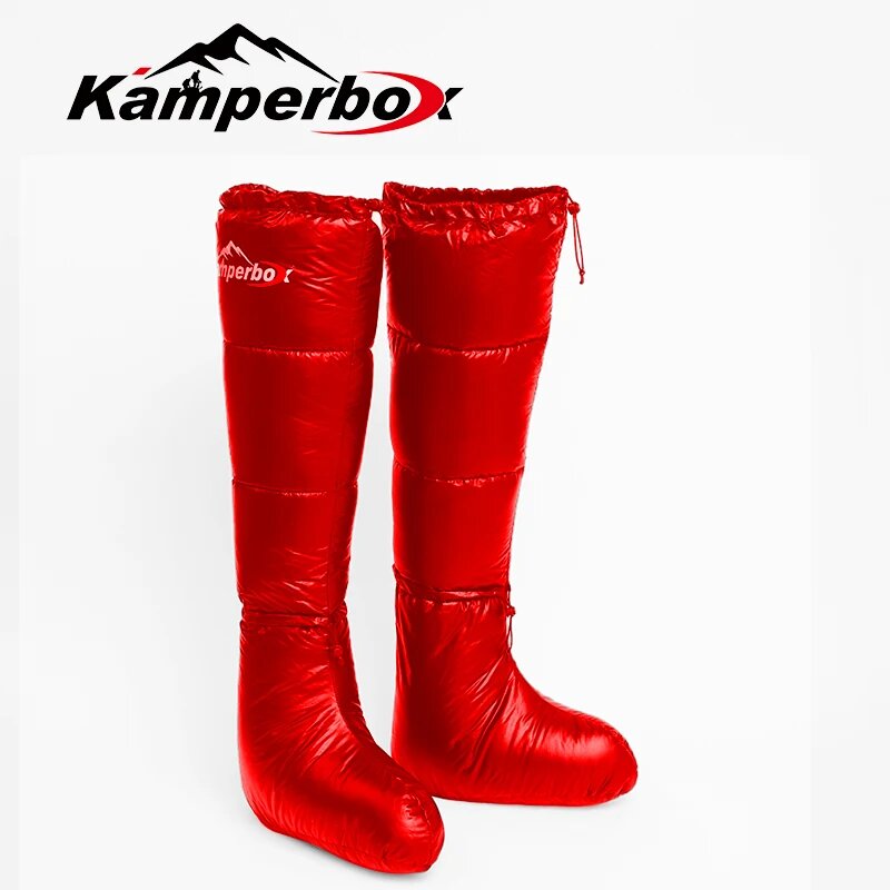Kamperbox Пуховые ботинки Красные