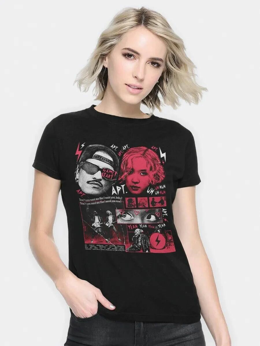 Футболка APT Rose & Bruno Mars / Женская