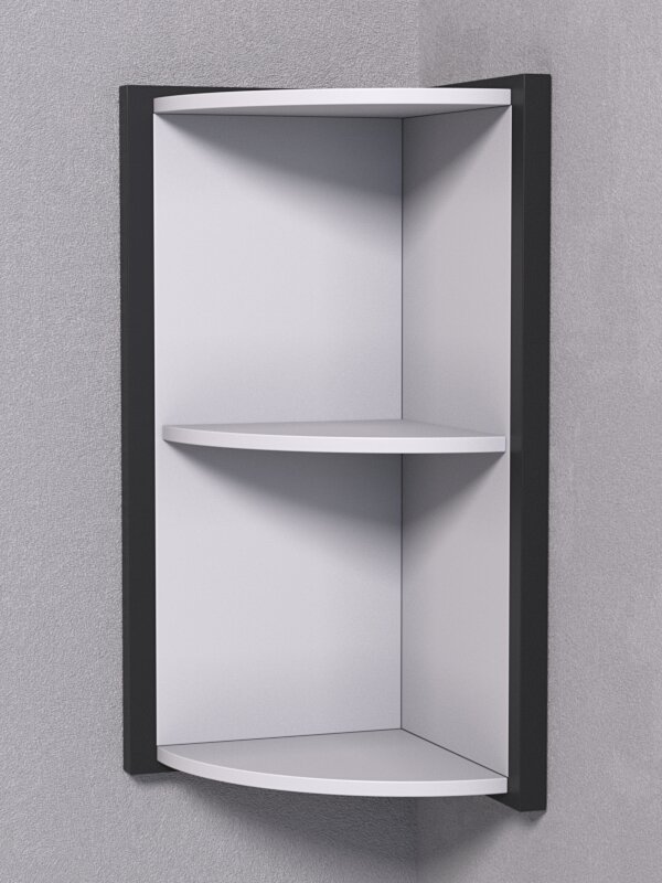 Антресоль угловая А-06 "стронг" в стиле лофт, Серый. Производитель товара - компания Westcom.