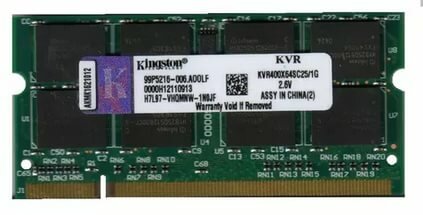 Оперативная память SoDimm 1Gb DDR-1/pc3200/400 MHz Kingston