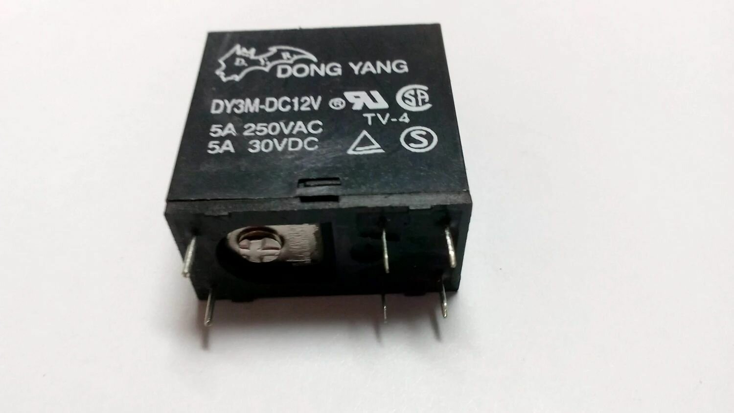 DONG YANG DY3M-DC12V 5A 250VAC 5A 30VDC TV-4 Реле арт. 1383