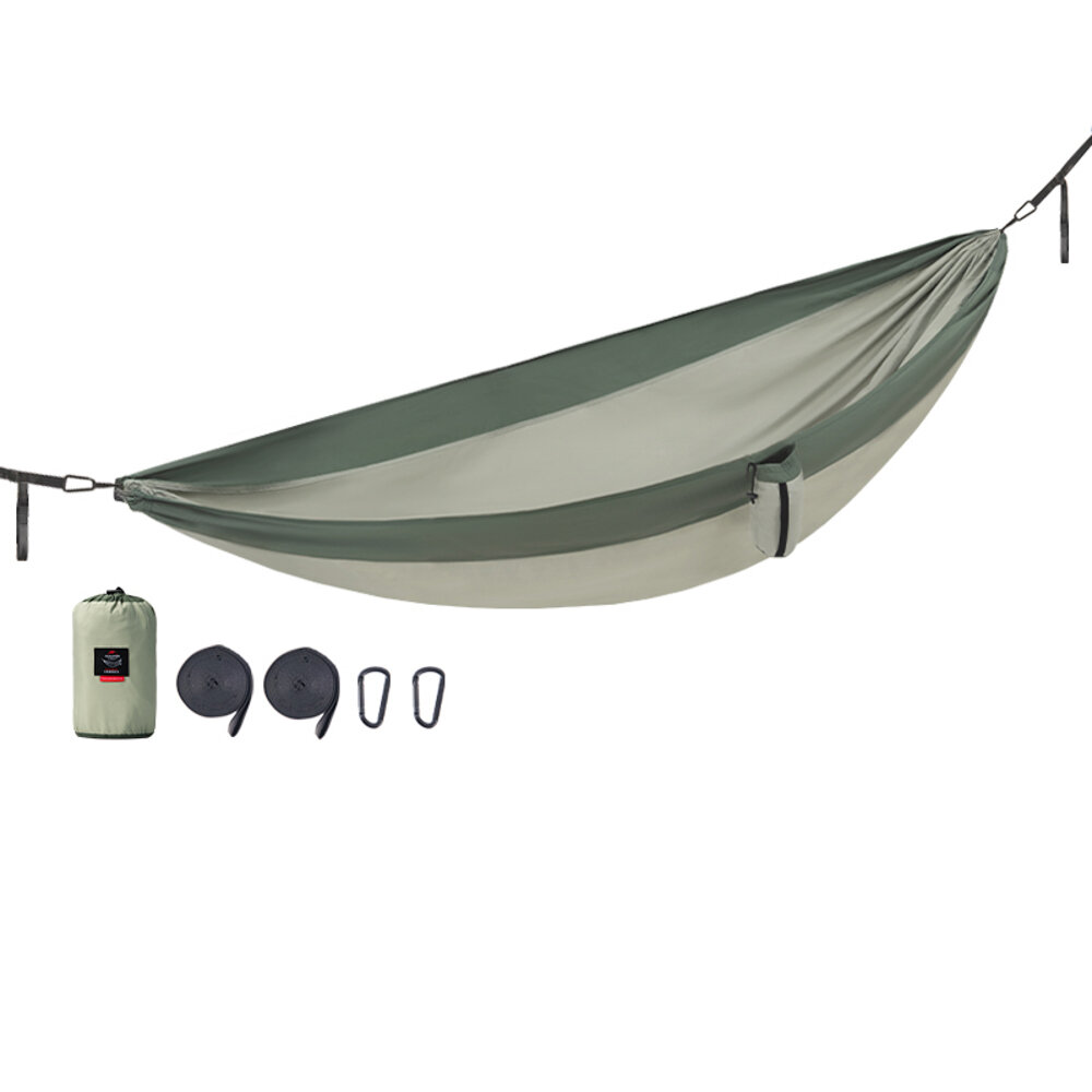 Гамак 1-местный Naturehike Ultralight NH21DC011 340T, зеленый, 6927595713600