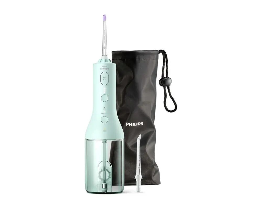 Ирригатор Philips Sonicare Cordless Power Flosser 3000 HX3806/34, Мятно-зеленый