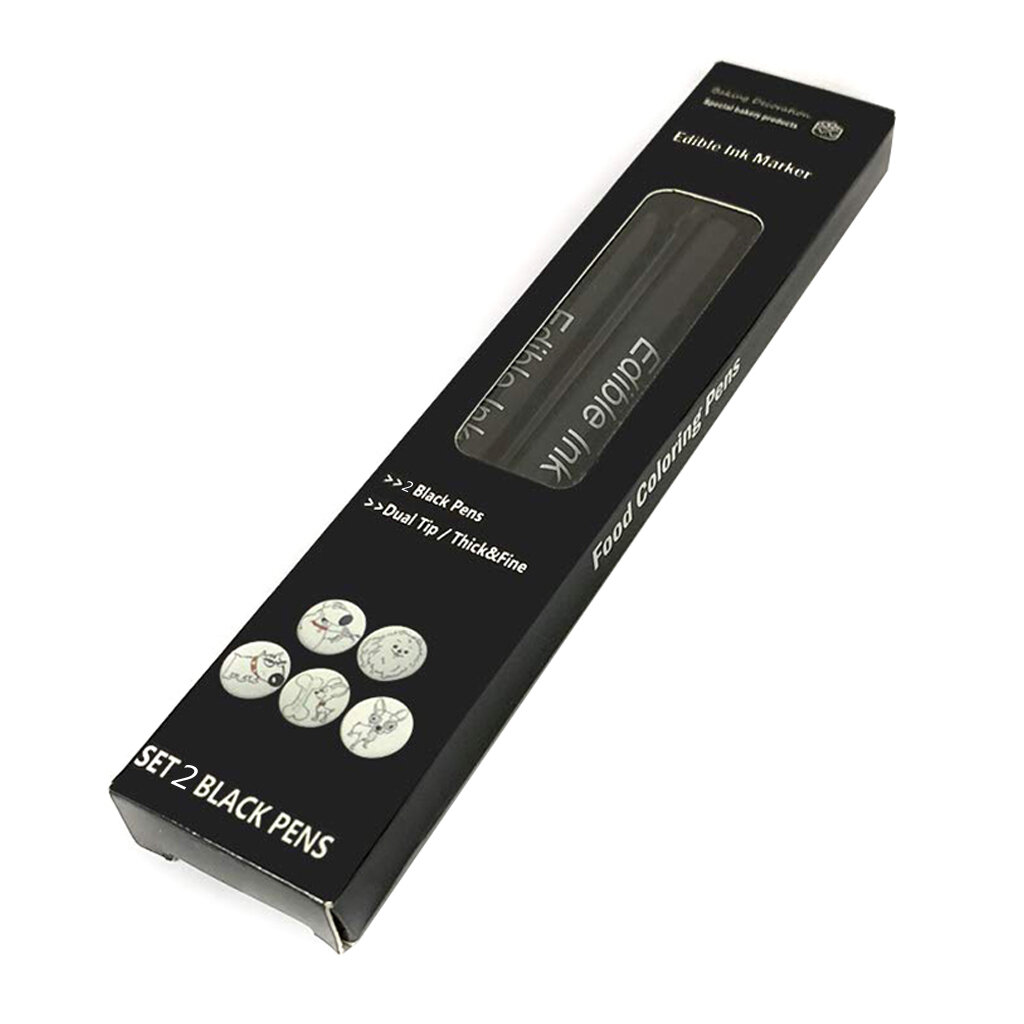 2шт пищевыми выпечки пигмент ручка помадка бисквитный торт материал, еда ручка крюк линия рисунок перо для выбивки стержней помады