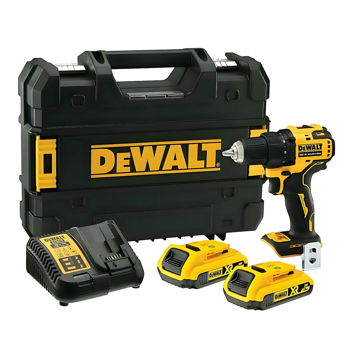 Дрель аккумуляторная DEWALT DCD708D2T-QW
