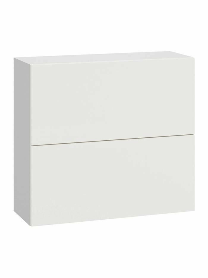 Кухонный модуль навесной, барный шкаф Тандем, 80х29.6х72 см, Белый / Бланж