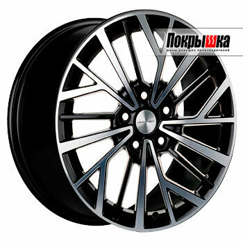 Диски литые Khomen KHW1717 7.0х17/5х110 D63.3 ET46.0, Black-FP
