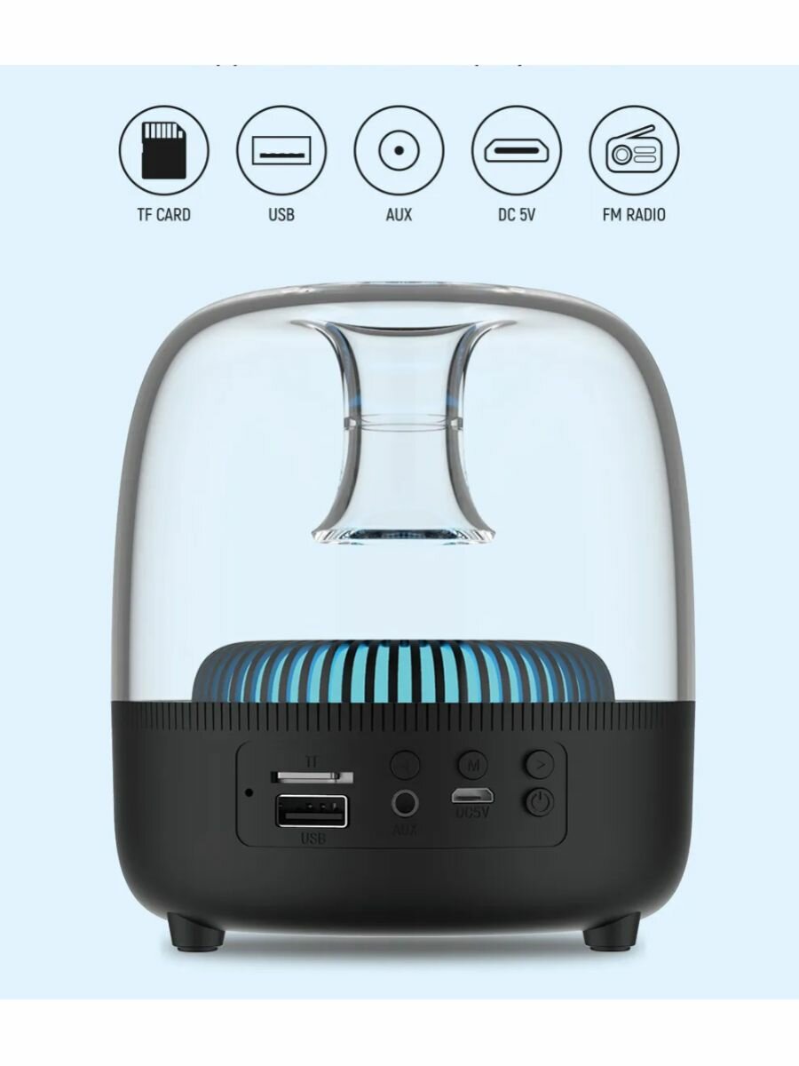 Портативная колонка Devia Smart Series Crystal Speaker (Цвет: Crystal)