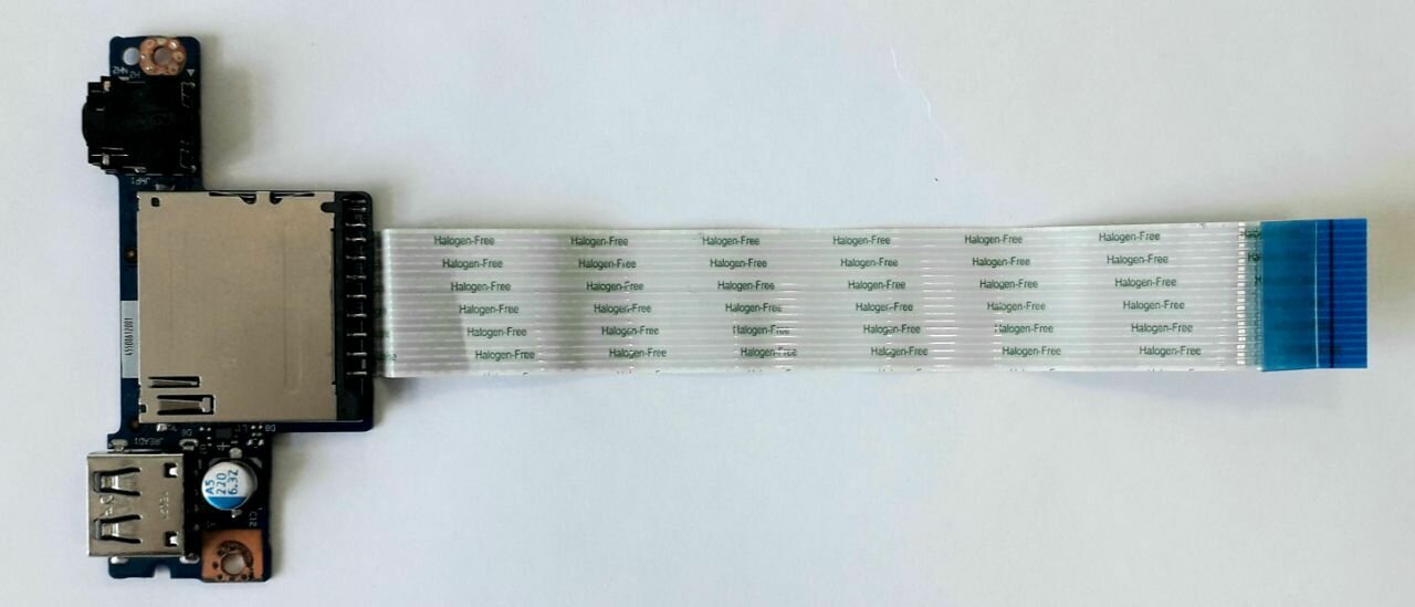 Плата USB с кардридером и аудиоразъемом NS-A271 для ноутбука Lenovo G40-30 / G40-70