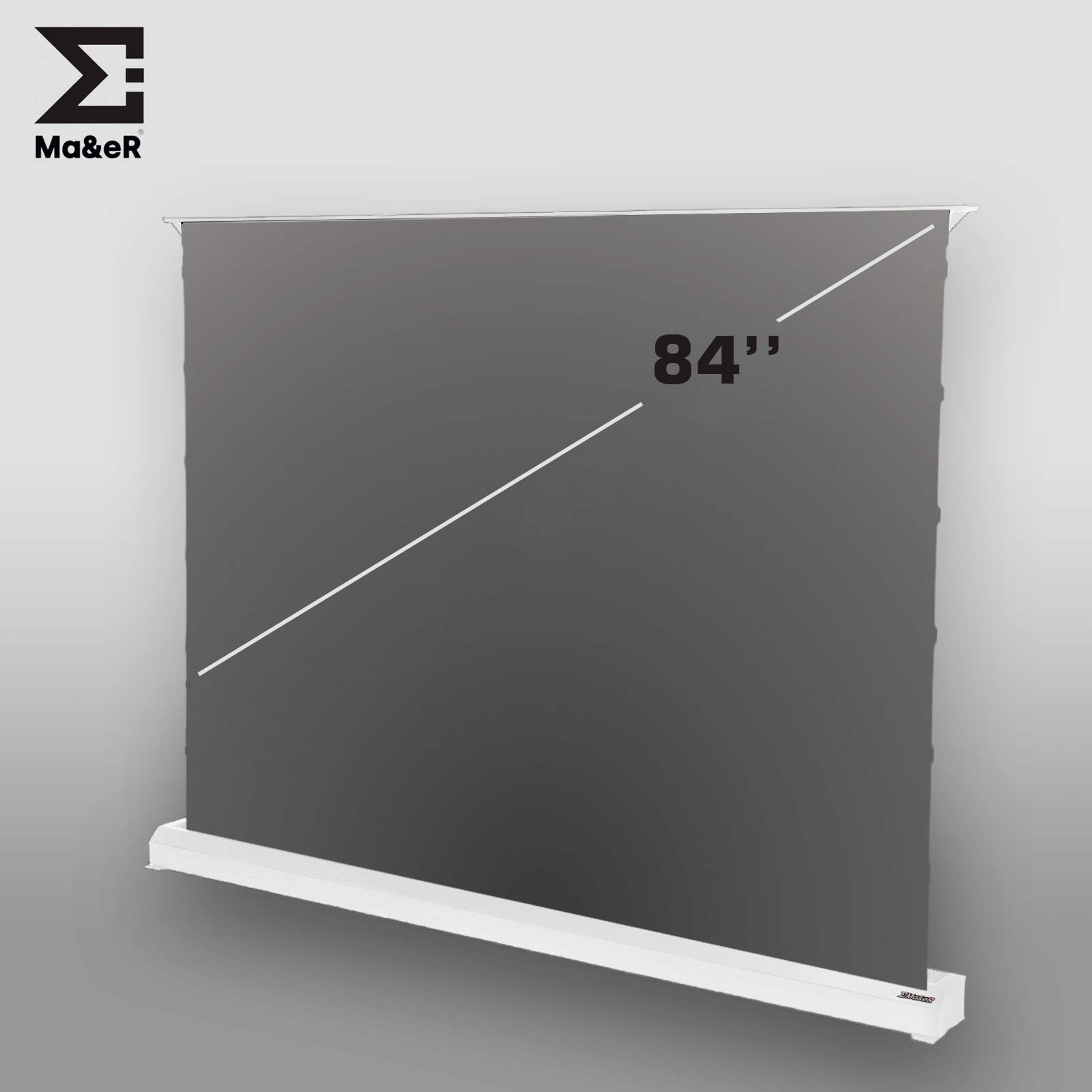 ALR Black Diamond 84" 16:9 Экран моторизированный напольный для проекторов