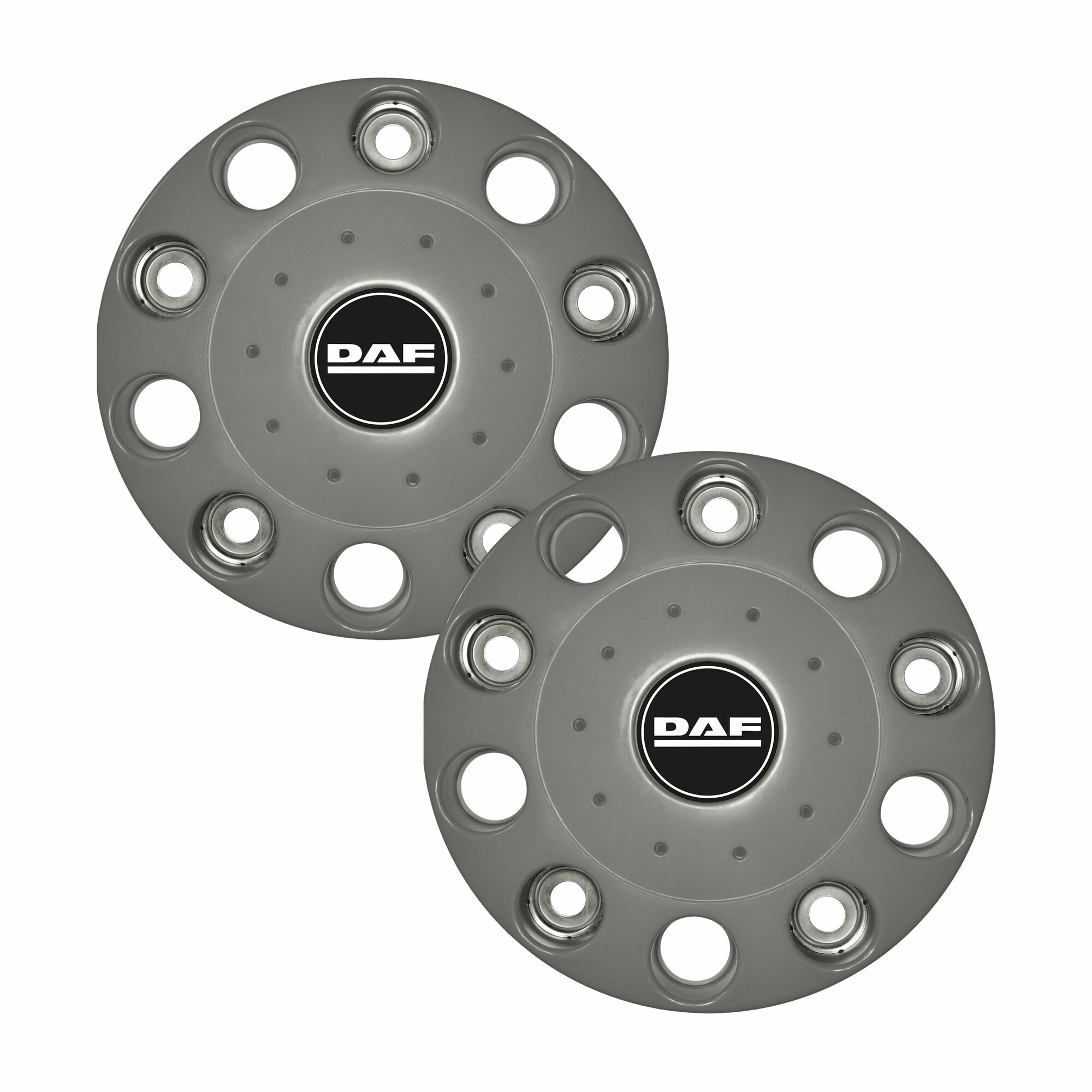 Колпаки ступичные R 22,5 "Лидер" DAF серые - 2 шт