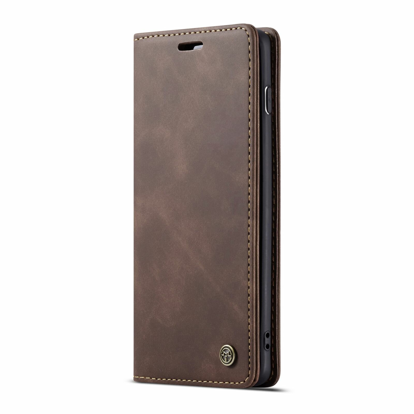 Чехол-книжка CaseMe Matte Samsung Galaxy S10+ коричневый