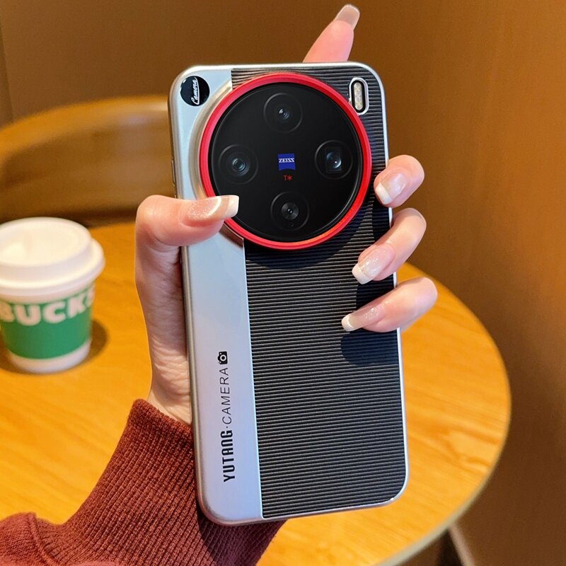 Подходит для Vivo X200 Pro mini/Виво X200 Про mini Модный Чехлы для телефонов, Защита камеры и экрана, X200 Про mini, подставка, soft touch,360° Полная защита, резина, пластик, силикон, защита камеры