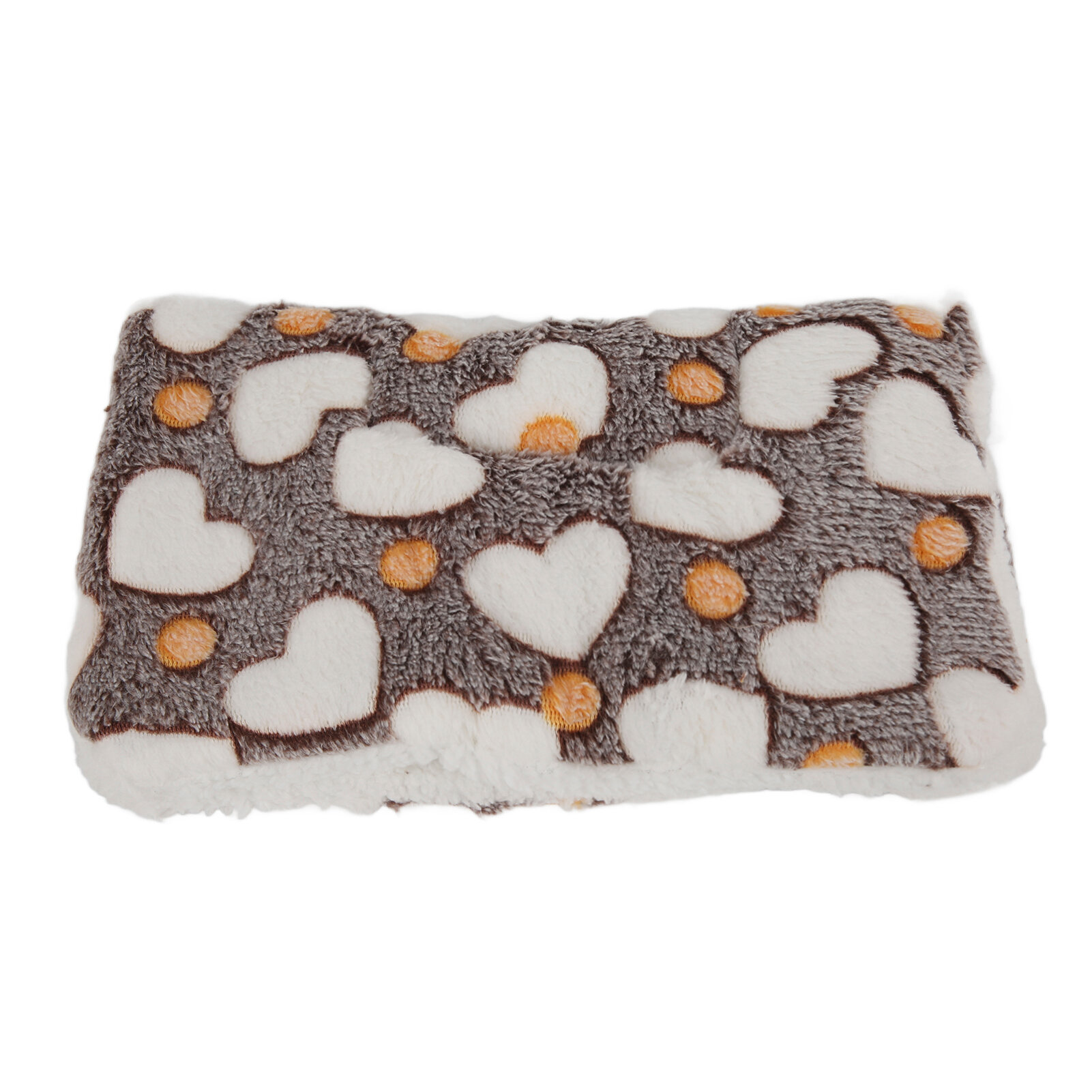 Мягкий, теплый, зимний коврик для сна из флиса для хомяков, удобная подстилка для хомяков, кроликов, шиншилл, коричневый, уютное одеяло для мелких животных